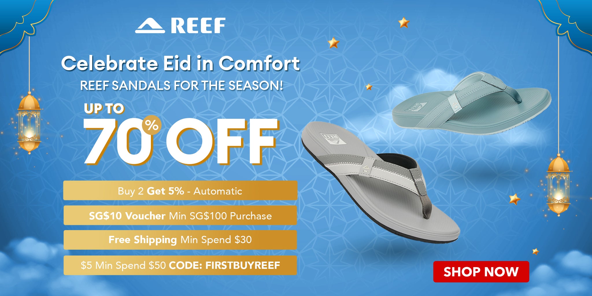 REEF® Sandals, Shoes & Apparel